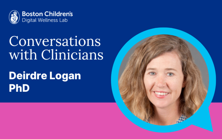 Conversations with Clinicians: Deirdre Logan, PhD - The Digital ...