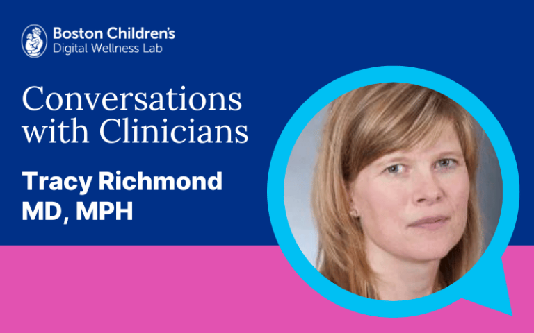 Conversations with Clinicians: Tracy Richmond, MD, MPH - The Digital ...