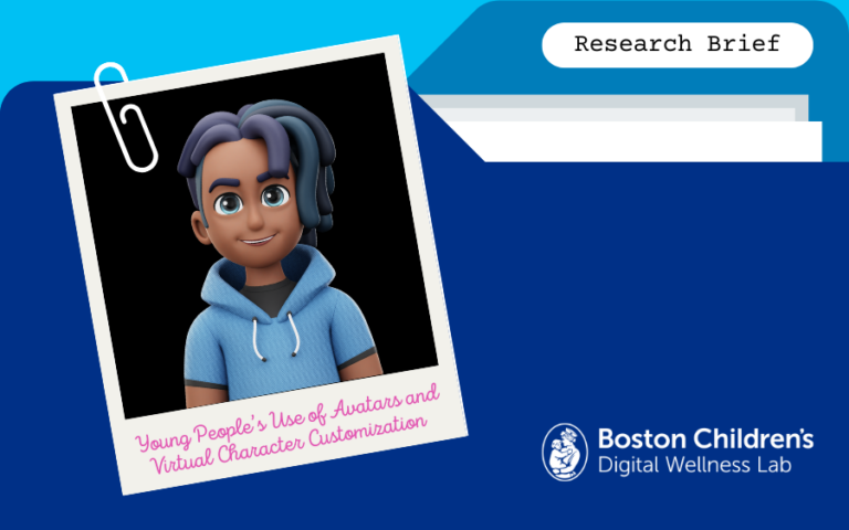 Research Brief: Young People’s Use of Avatars and Virtual Character ...