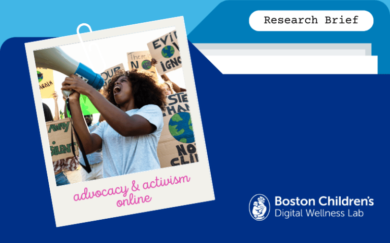 Advocacy and Activism Online - The Digital Wellness Lab